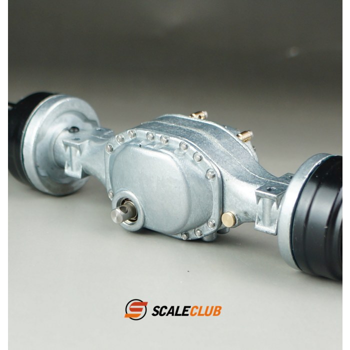 SCALELCLUB NEW metal planetary rear Axle