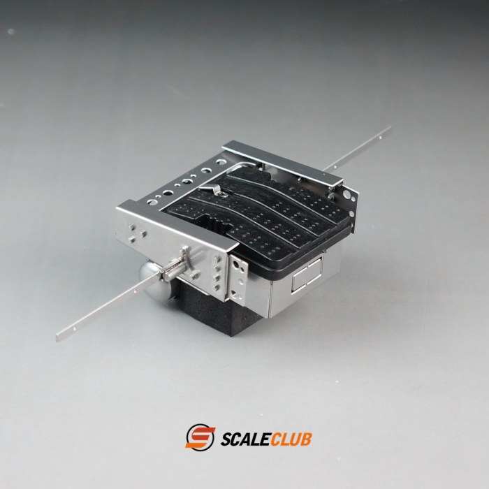 SCALECLUB 1/14 batter box & air botle rear with mud guard holder for ...
