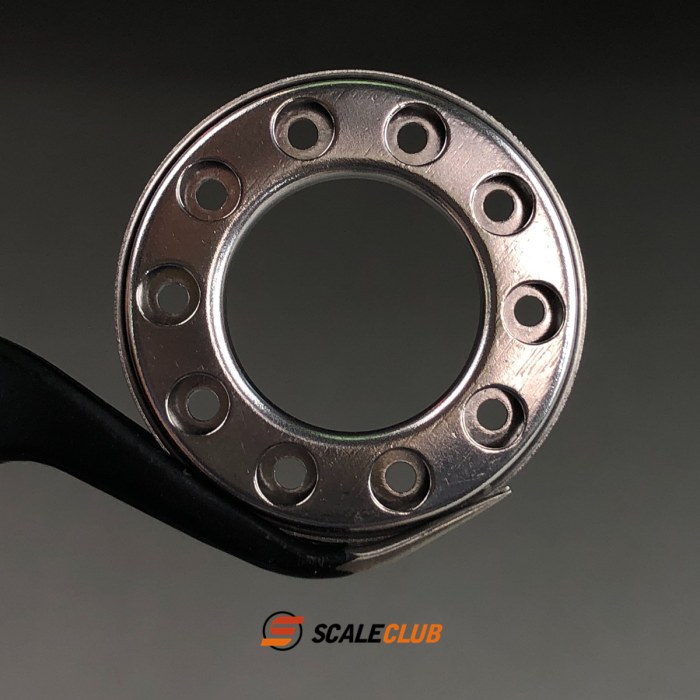 SCALECLUB New Front wheel hub caps