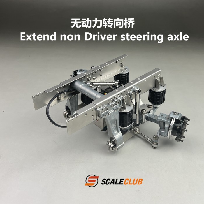 SCALECLUB 1/14 Extend axle modul for rear