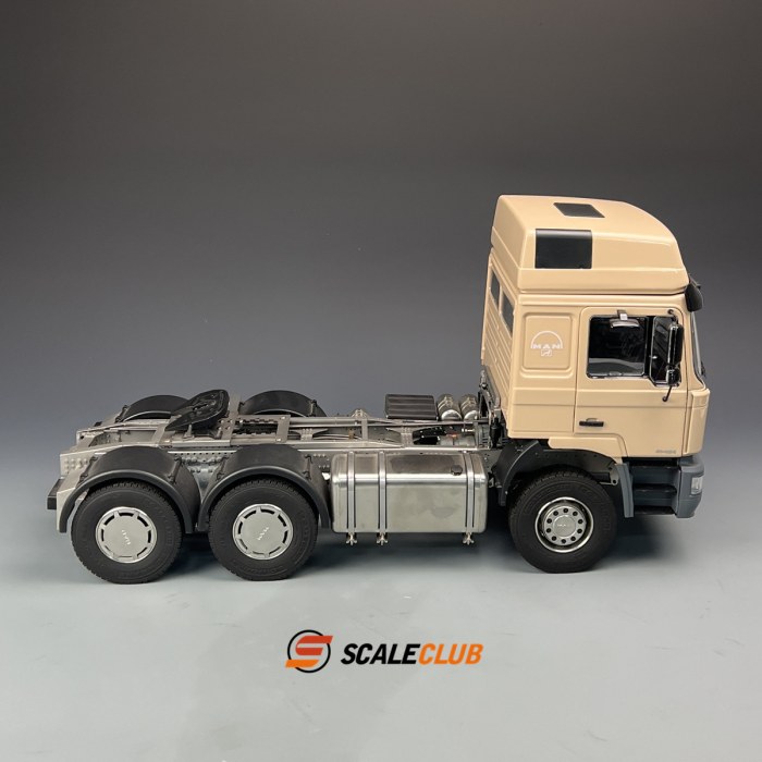 SCALECLUB 1/14 full metal F2000 6x6 chassis with metal cabin
